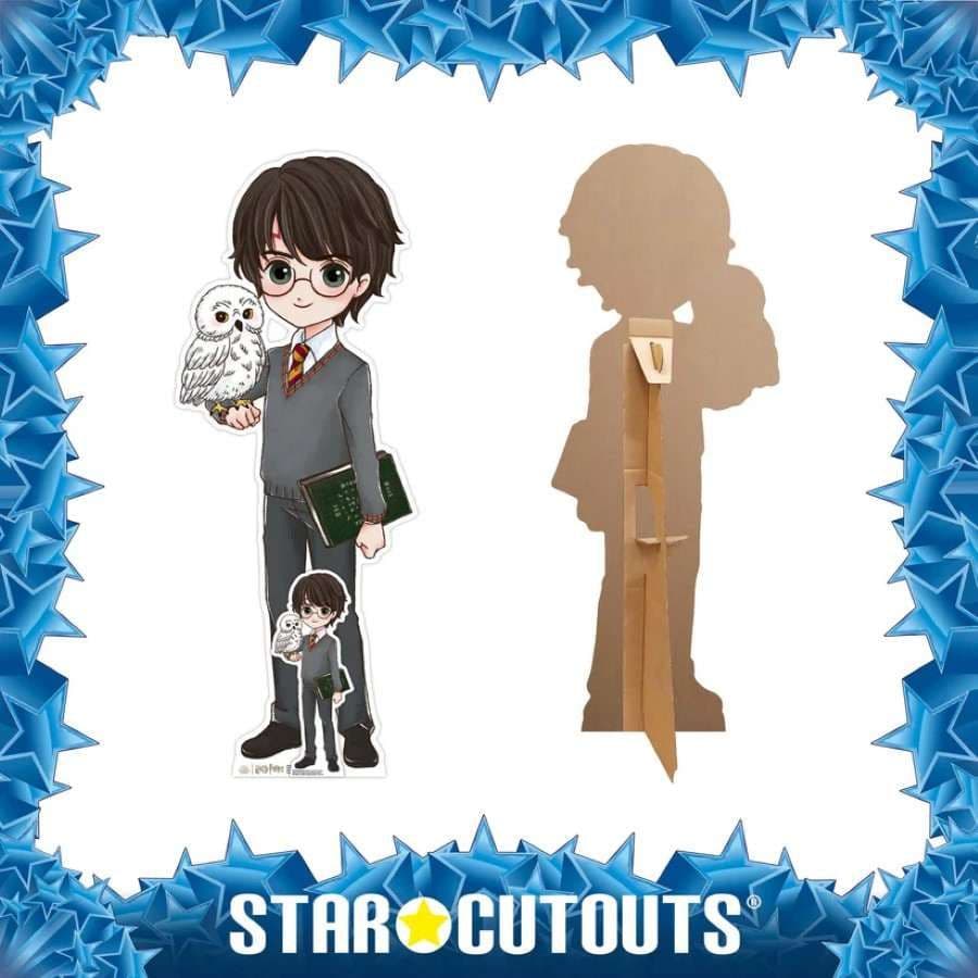 HARRY POTTER CUTE HARRY POTTER CARTOON STYLE CARDBOARD CUT OUT