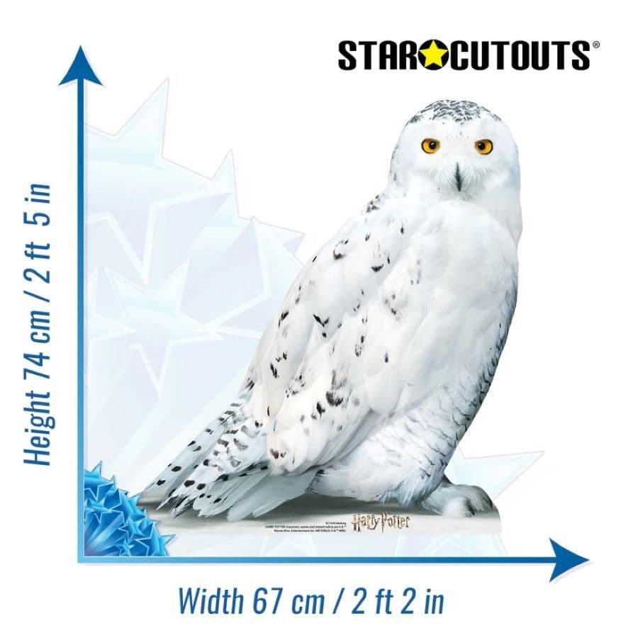 HARRY POTTER HEDWIG CARDBOARD CUT OUT