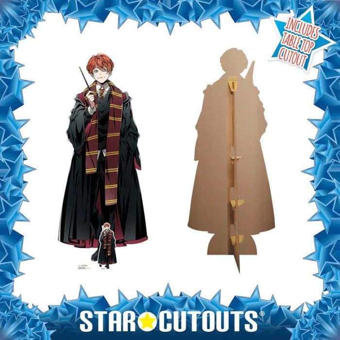 HARRY POTTER RON WEASLEY ANIME STYLE LIFE SIZE CARDBOARD CUT OUT