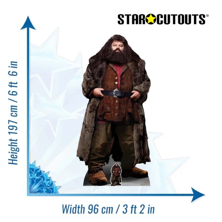 HARRY POTTER RUBEUS HAGRED HALF GIANT HALF HUMAN LIFE SIZE CARDBOARD ...