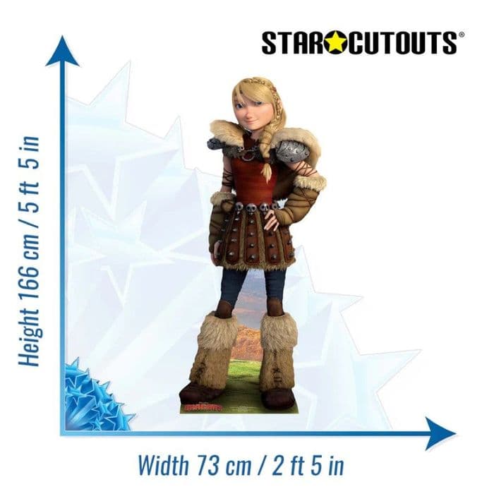 HOW TO TRAIN YOUR DRAGON ASTRID CARDBOARD CUT OUT