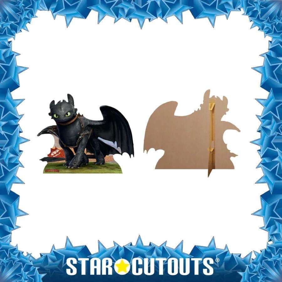 HOW TO TRAIN YOUR DRAGON TOUTHLESS DRAGON CARDBOARD CUT OUT