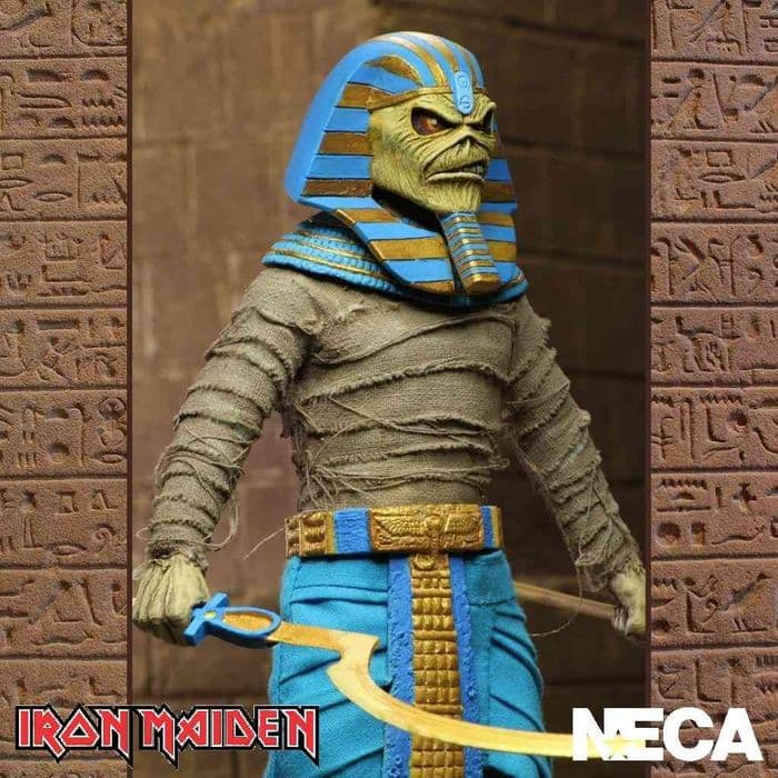 IRON MAIDEN 8& x22; CLOTHED PHARAOH EDDIE ACTION FIGURE FROM NECA