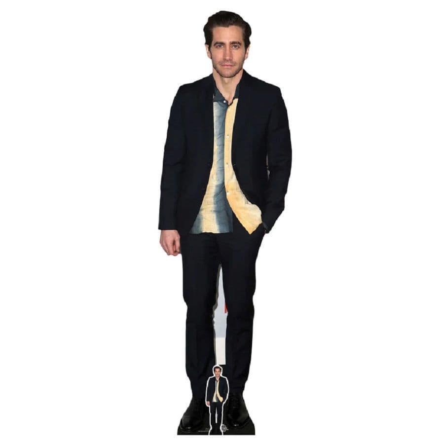 JAKE GYLLENHAAL IN BLACK SUIT LIFE SIZE CARDBOARD CUT OUT