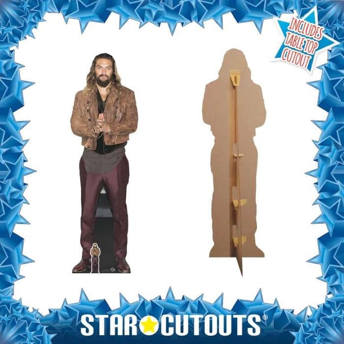 JASON MOMOA LIFE SIZE CARDBOARD CUT OUT