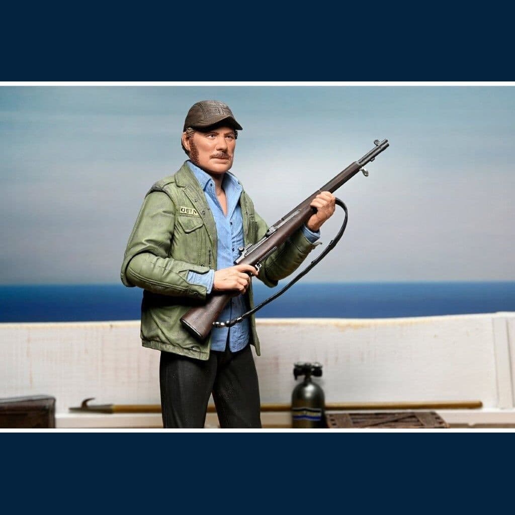 JAWS 50TH ANNIVERSARY ULTIMATE SAM QUINT 7" SCALE ACTION FIGURE FROM NECA
