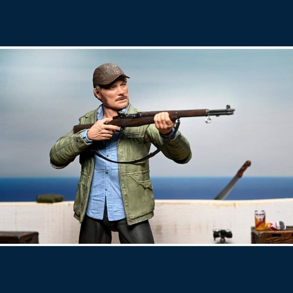 JAWS 50TH ANNIVERSARY ULTIMATE SAM QUINT 7" SCALE ACTION FIGURE FROM NECA