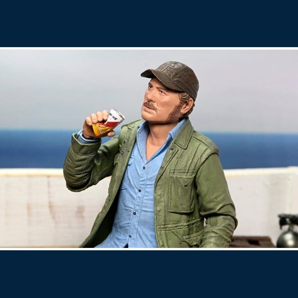 JAWS 50TH ANNIVERSARY ULTIMATE SAM QUINT 7" SCALE ACTION FIGURE FROM NECA