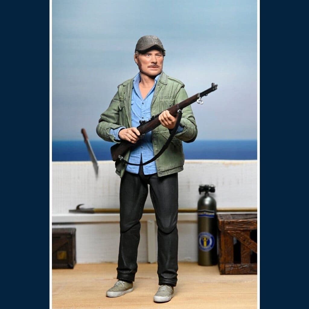 JAWS 50TH ANNIVERSARY ULTIMATE SAM QUINT 7" SCALE ACTION FIGURE FROM NECA