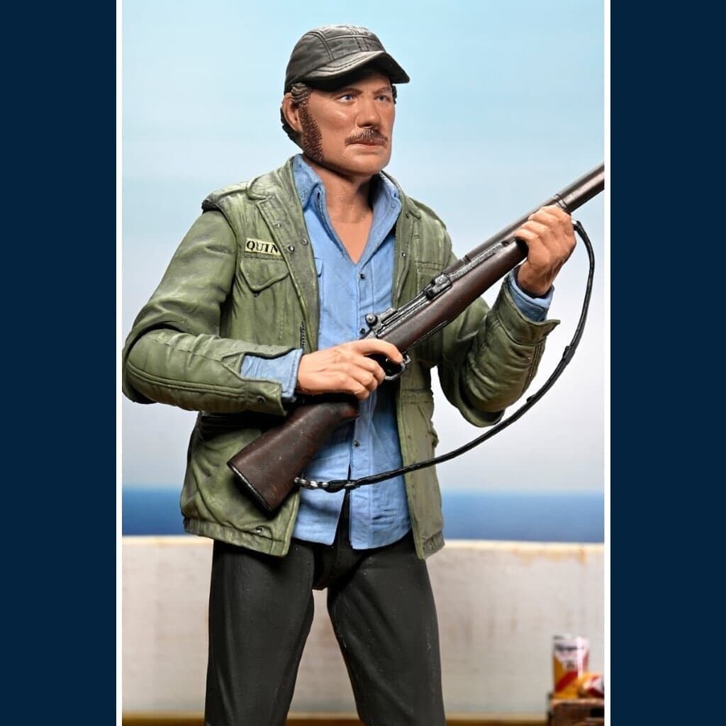 JAWS 50TH ANNIVERSARY ULTIMATE SAM QUINT 7" SCALE ACTION FIGURE FROM NECA