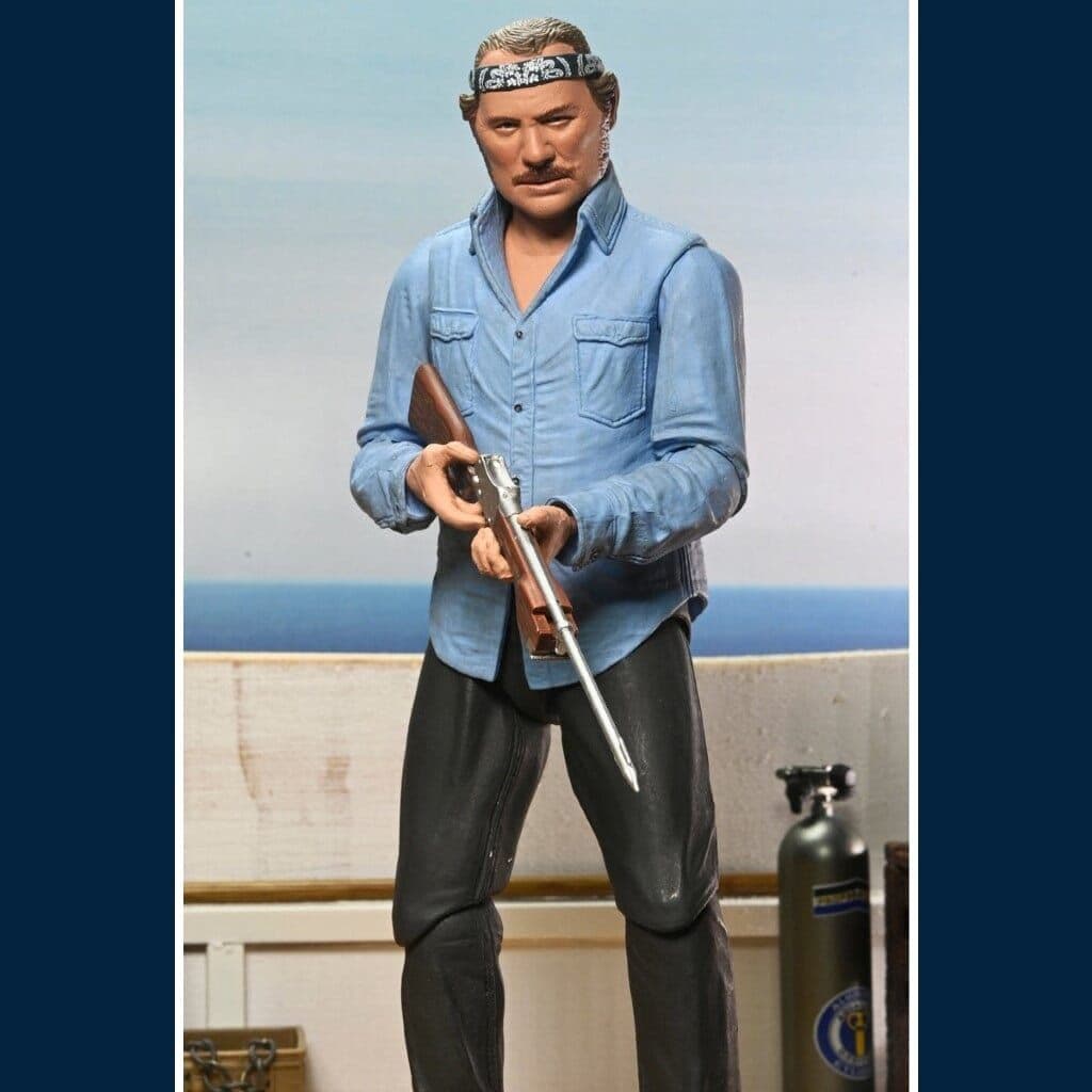 JAWS 50TH ANNIVERSARY ULTIMATE SAM QUINT 7" SCALE ACTION FIGURE FROM NECA