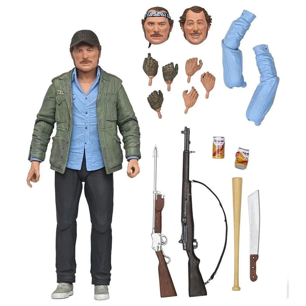 JAWS 50TH ANNIVERSARY ULTIMATE SAM QUINT 7" SCALE ACTION FIGURE FROM NECA