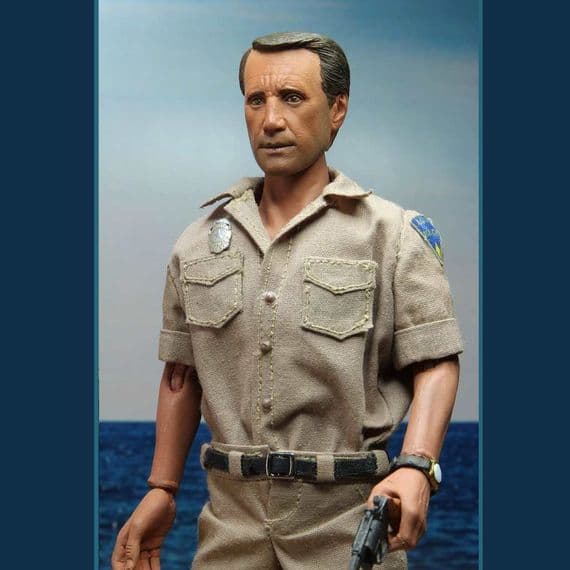 JAWS CHIEF MARTIN BRODY 8" CLOTHED ACTION FIGURE FROM NECA