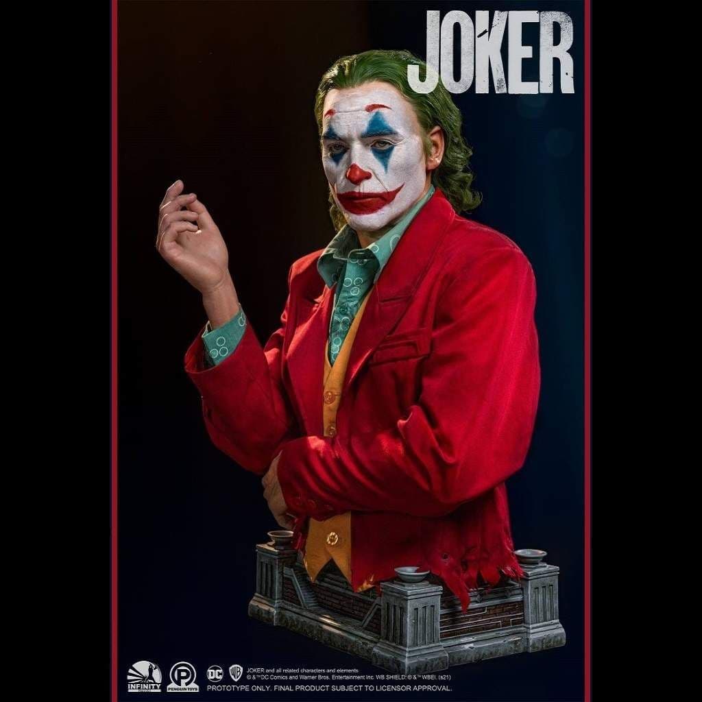 JOKER LIFE SIZE BUST ARTHUR FLECK 82CM FROM INFINITY STUDIO