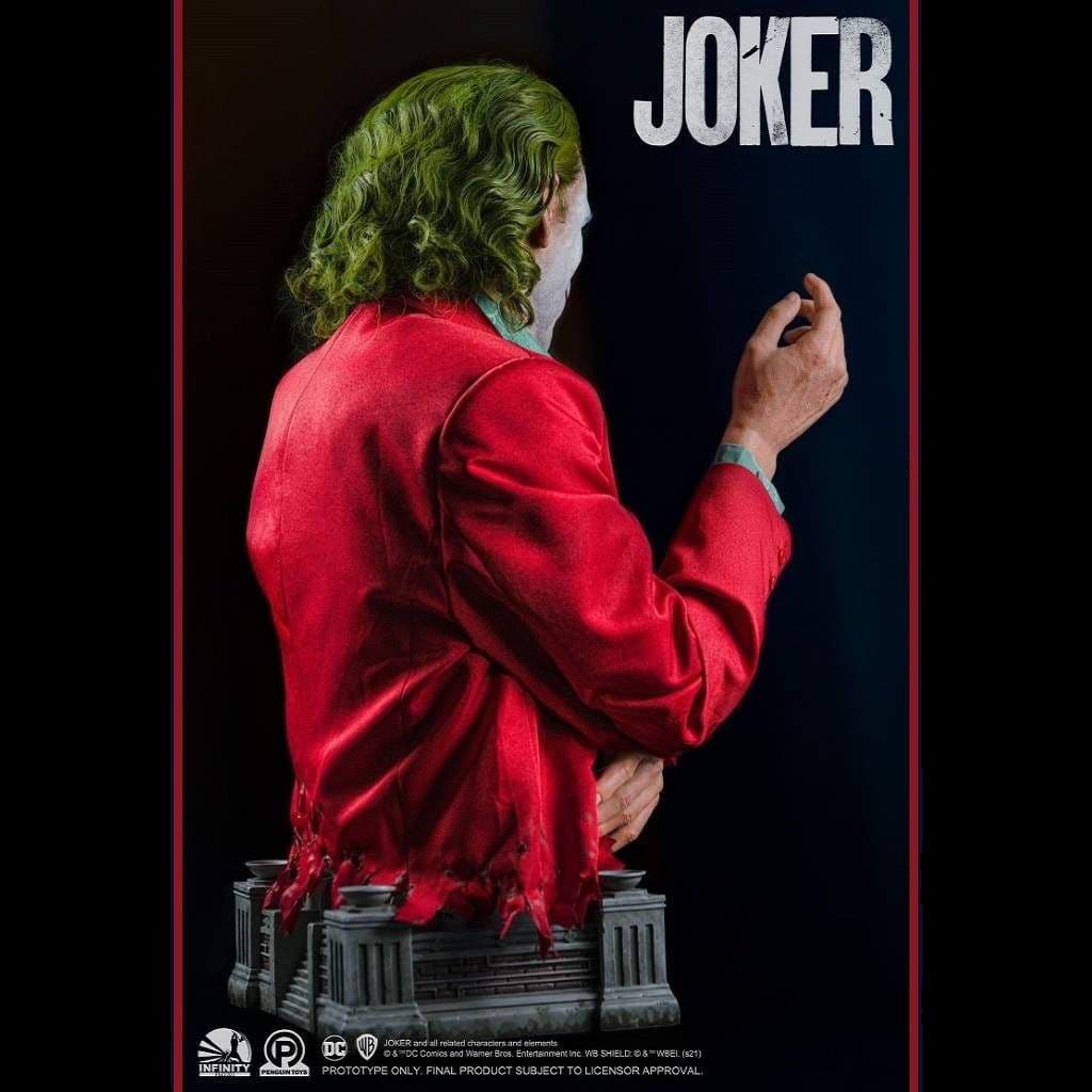 JOKER LIFE SIZE BUST ARTHUR FLECK 82CM FROM INFINITY STUDIO