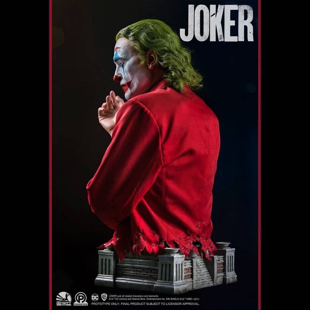 JOKER LIFE SIZE BUST ARTHUR FLECK 82CM FROM INFINITY STUDIO