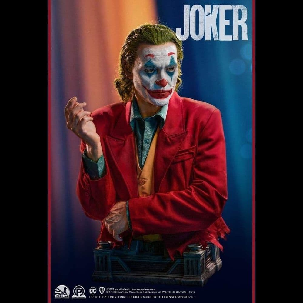 JOKER LIFE SIZE BUST ARTHUR FLECK 82CM FROM INFINITY STUDIO
