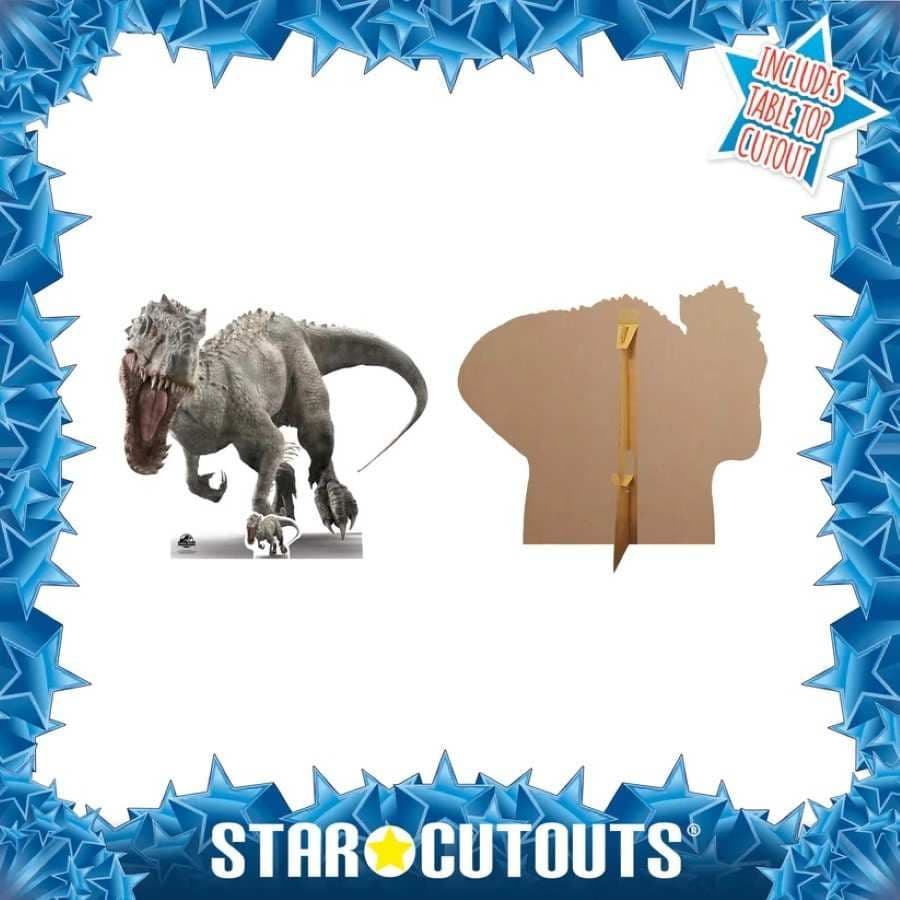 JURASSIC WORLD INDOMINUS REX ROAR DINOSAUR CARDBOARD CUT OUT