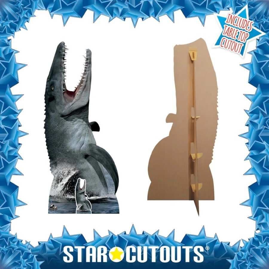 JURASSIC WORLD MOSASAURUS DINOSAUR CARDBOARD CUT OUT