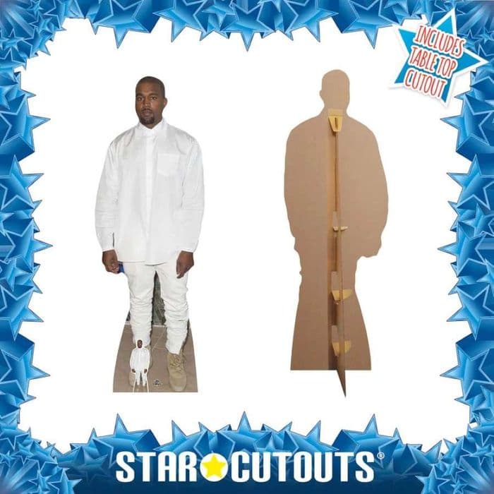 KANYE WEST LIFE SIZE CARDBOARD CUT OUT