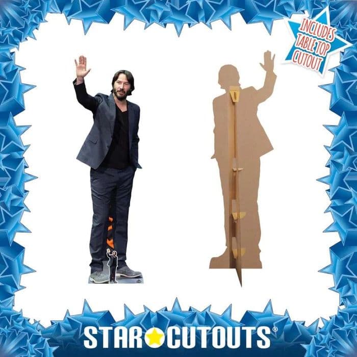 KEANU REEVES LIFE SIZE CARDBOARD CUT OUT