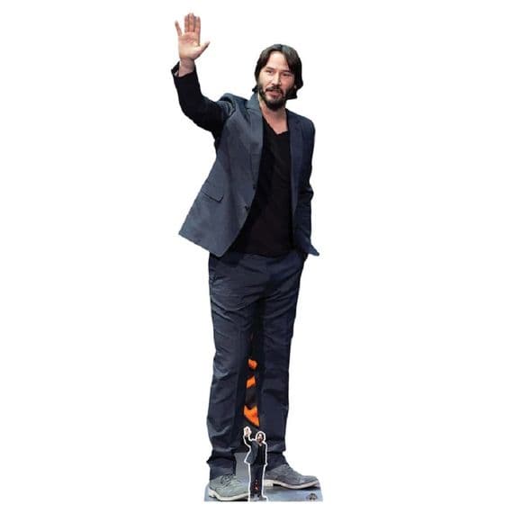 KEANU REEVES LIFE SIZE CARDBOARD CUT OUT
