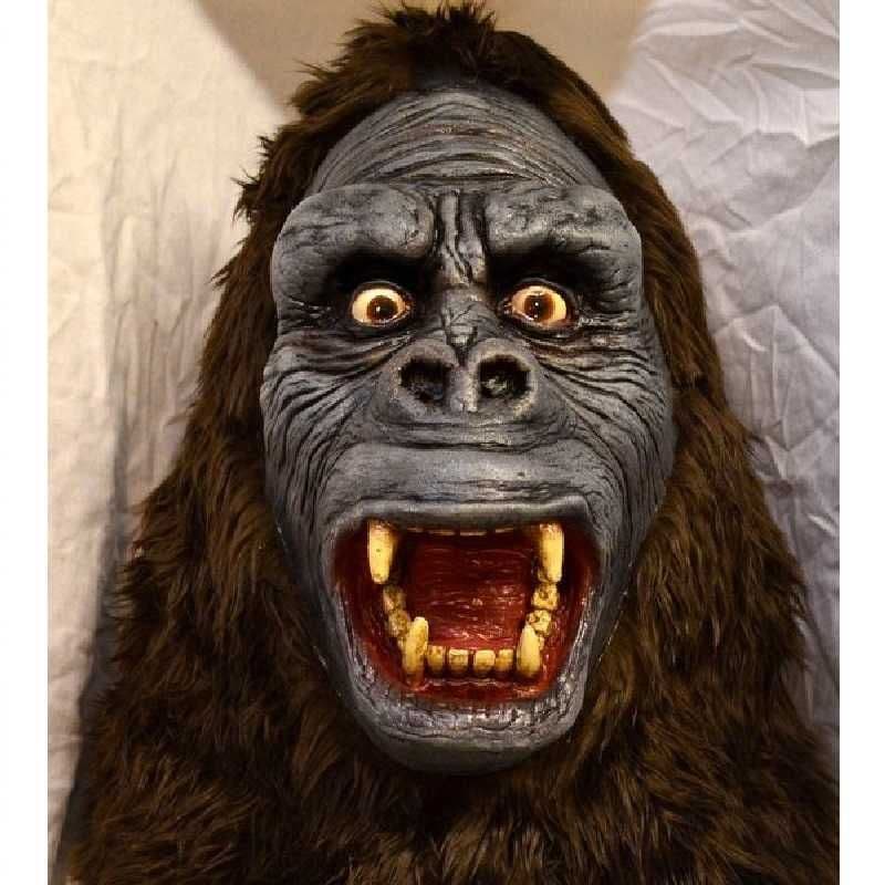 KING KONG HEAD AND NECK LATEX MASK FROM TRICK OR TREAT STUDIOS