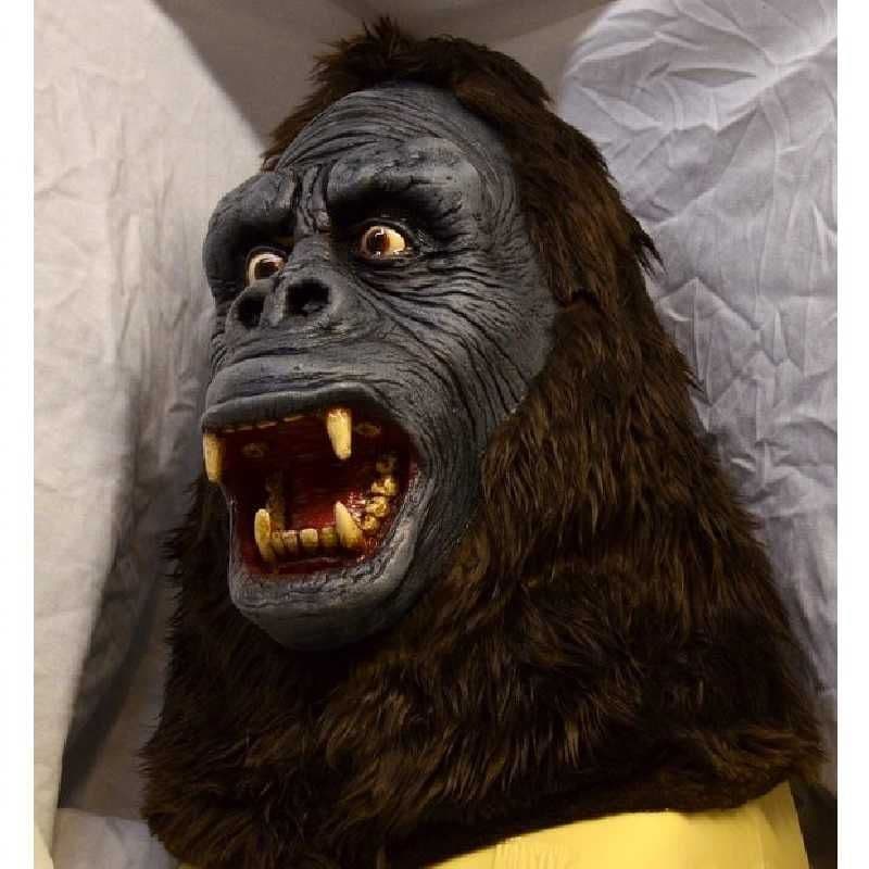 KING KONG HEAD AND NECK LATEX MASK FROM TRICK OR TREAT STUDIOS