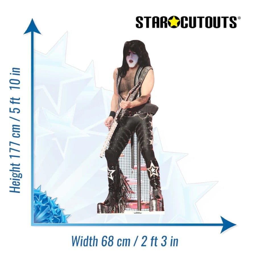 KISS PAUL STANLEY LIFE SIZE CARDBOARD CUT OUT