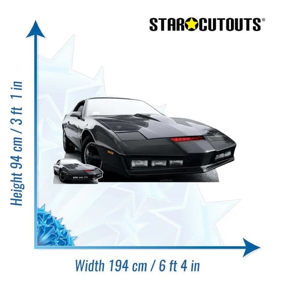 KNIGHT RIDER KITT CAR LARGE CARDBOARD CUT OUT