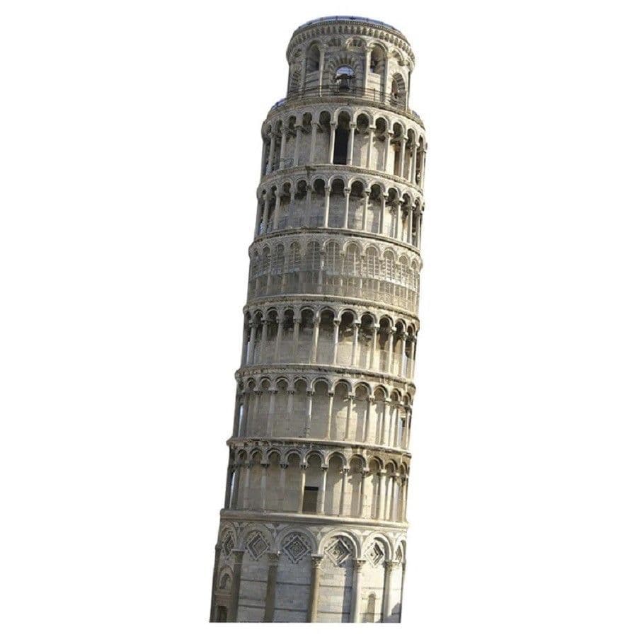 LEANING TOWER OF PISA LANDMARK CARDBOARD CUT OUT