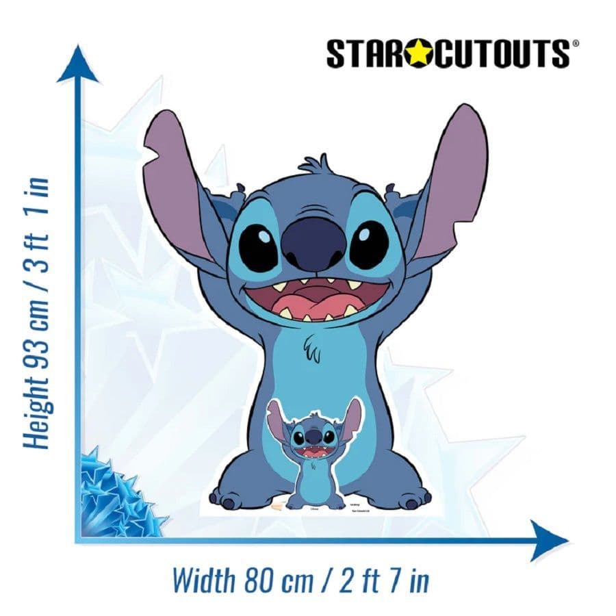 LILO AND STITCH STANDING DISNEY CARDBOARD CUT OUT