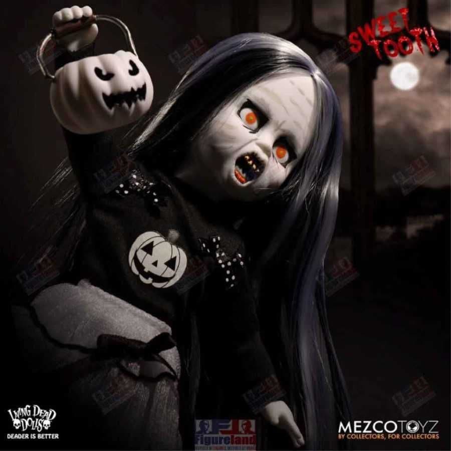 LIVING DEAD DOLLS SWEET TOOTH BLACK AND WHITE HALLOWEEN FALL EXCLUSIVE ...