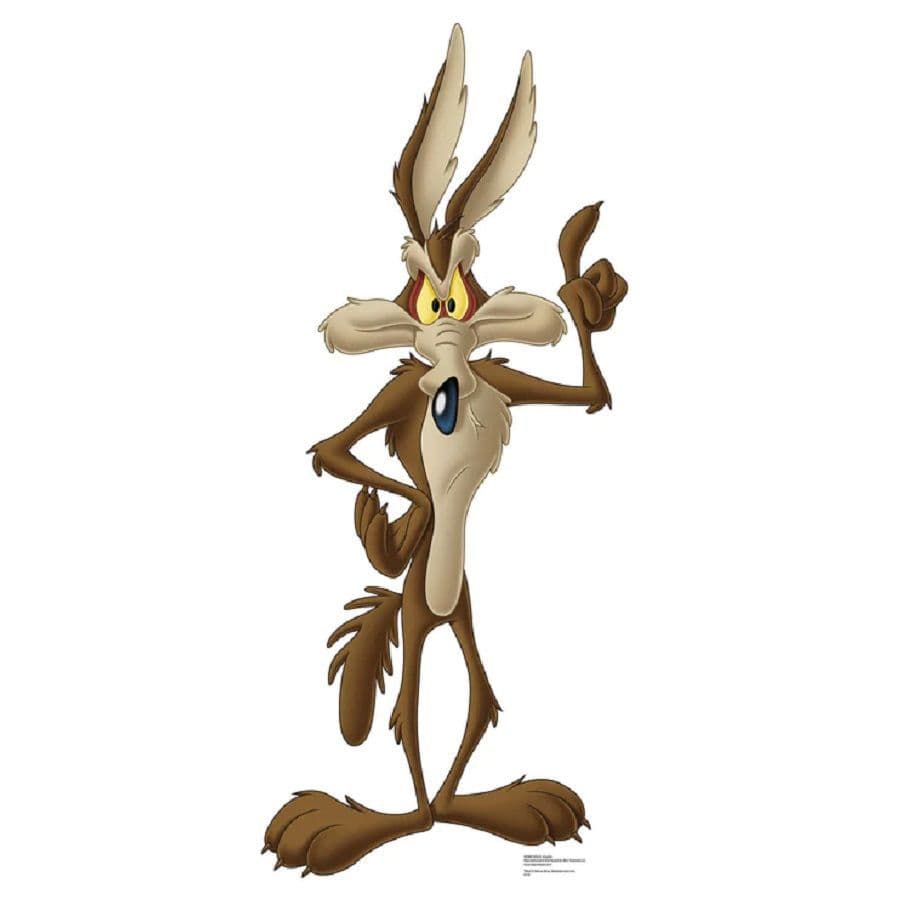 LOONEY TUNES WILE E COYOTE CARDBOARD CUT OUT