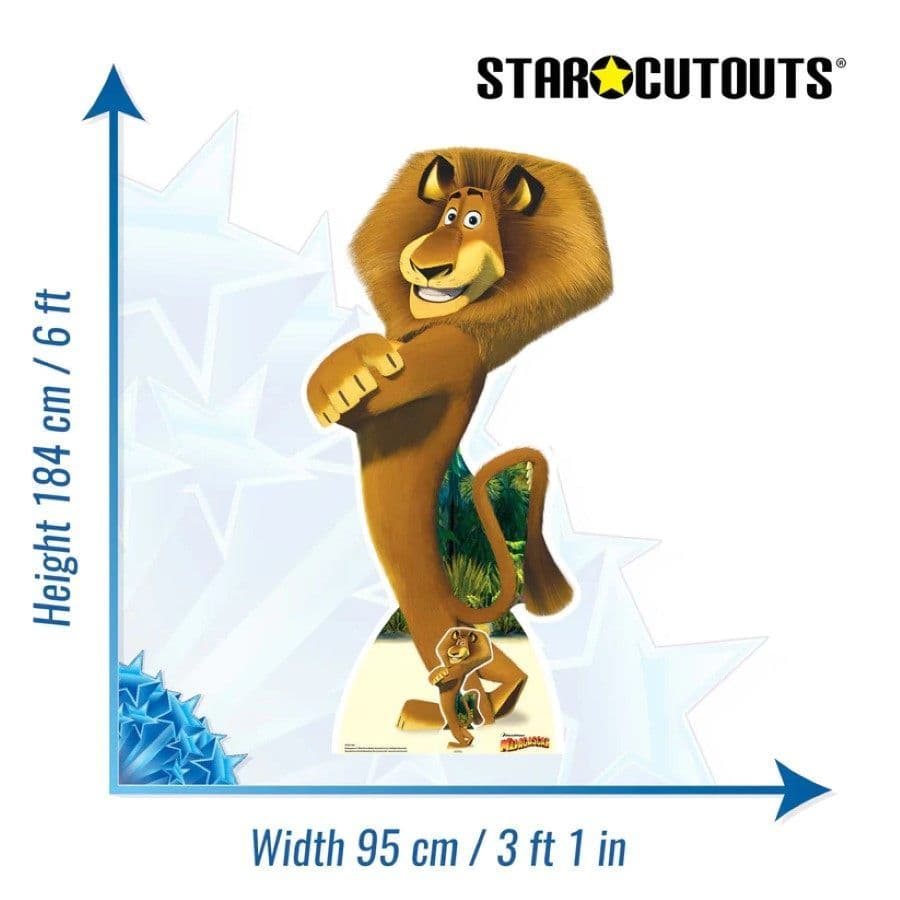 MADAGASCAR ALEX CARDBOARD CUT OUT