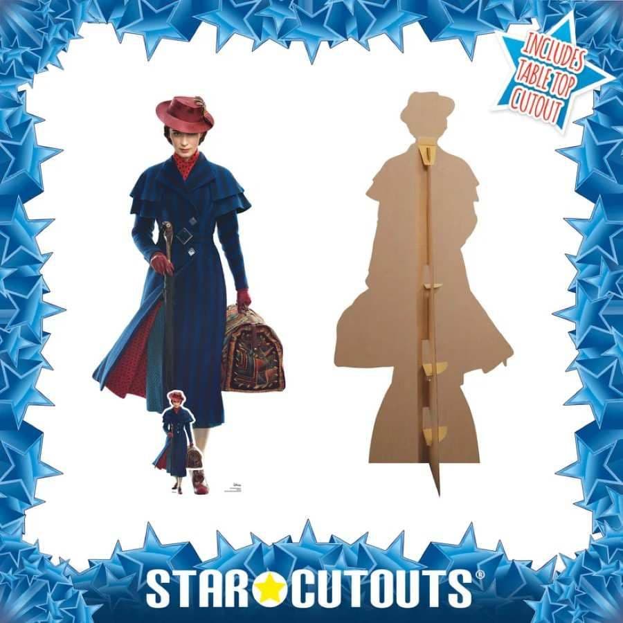 MARY POPPINS EMILY BLUNT LIFE SIZE CARDBOARD CUT OUT