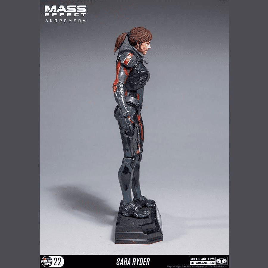 MASS EFFECT ANDROMEDA SARA RYDER COLOUR TOPS ACTION FIGURE FROM ...
