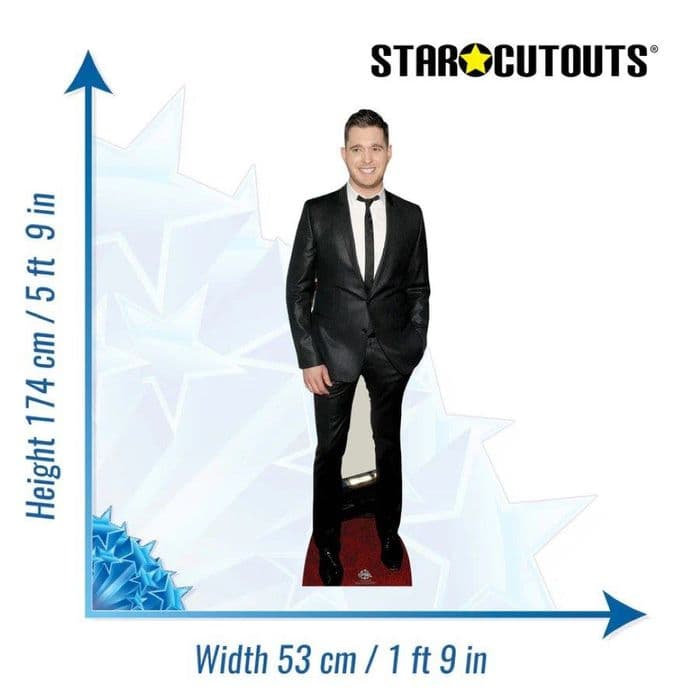 MICHAEL BUBLE LIFE SIZE CARDBOARD CUT OUT