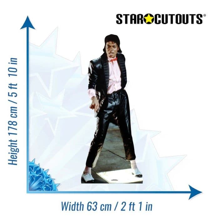 MICHAEL JACKSON LIFE SIZE CARDBOARD CUT OUT