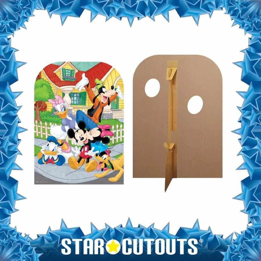 MICKEY MOUSE AND FRIENDS DISNEY STAND IN CHILD SIZE CARDBOARD CUT OUT