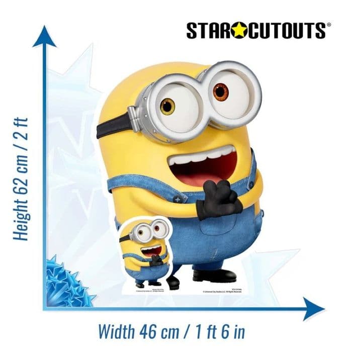 MINIONS 2 BOB HAPPY CARDBOARD CUT OUT