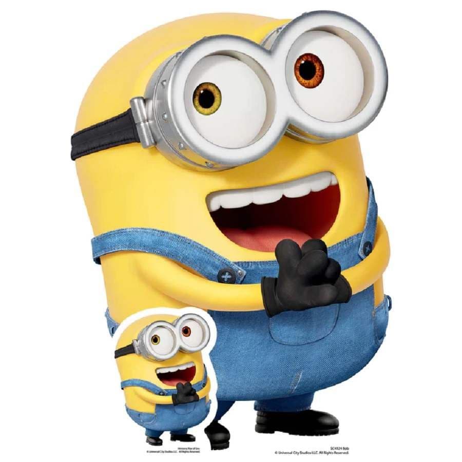 MINIONS 2 BOB HAPPY CARDBOARD CUT OUT