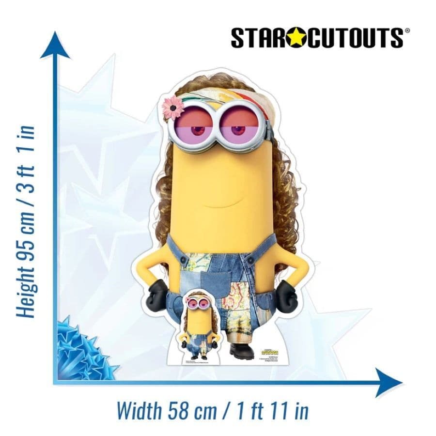 MINIONS 2 HIPPY KEVIN CARDBOARD CUT OUT