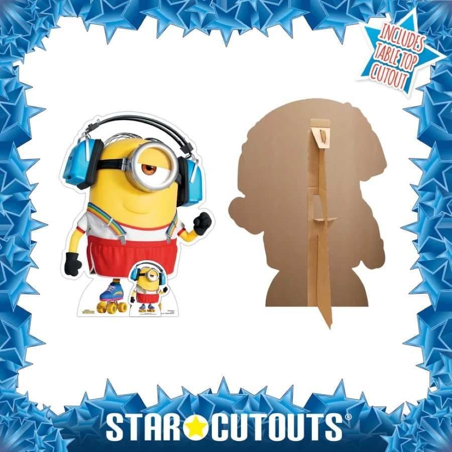 MINIONS 2 STUART ON SKATES CARDBOARD CUT OUT