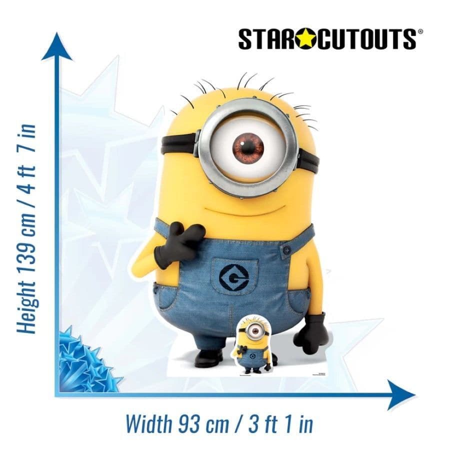 MINIONS CARL SMILING CARDBOARD CUT OUT