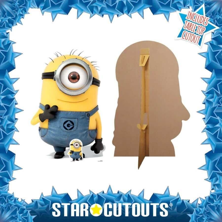MINIONS CARL SMILING CARDBOARD CUT OUT