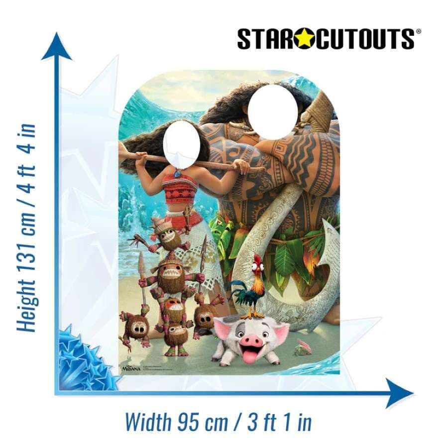 MOANA DISNEY STAND IN CHILD SIZE CARDBOARD CUT OUT