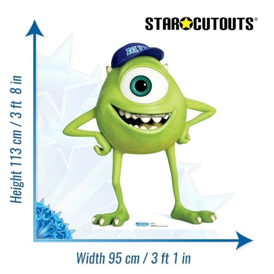 MONSTERS UNIVERSITY MIKE DISNEY CARDBOARD CUT OUT