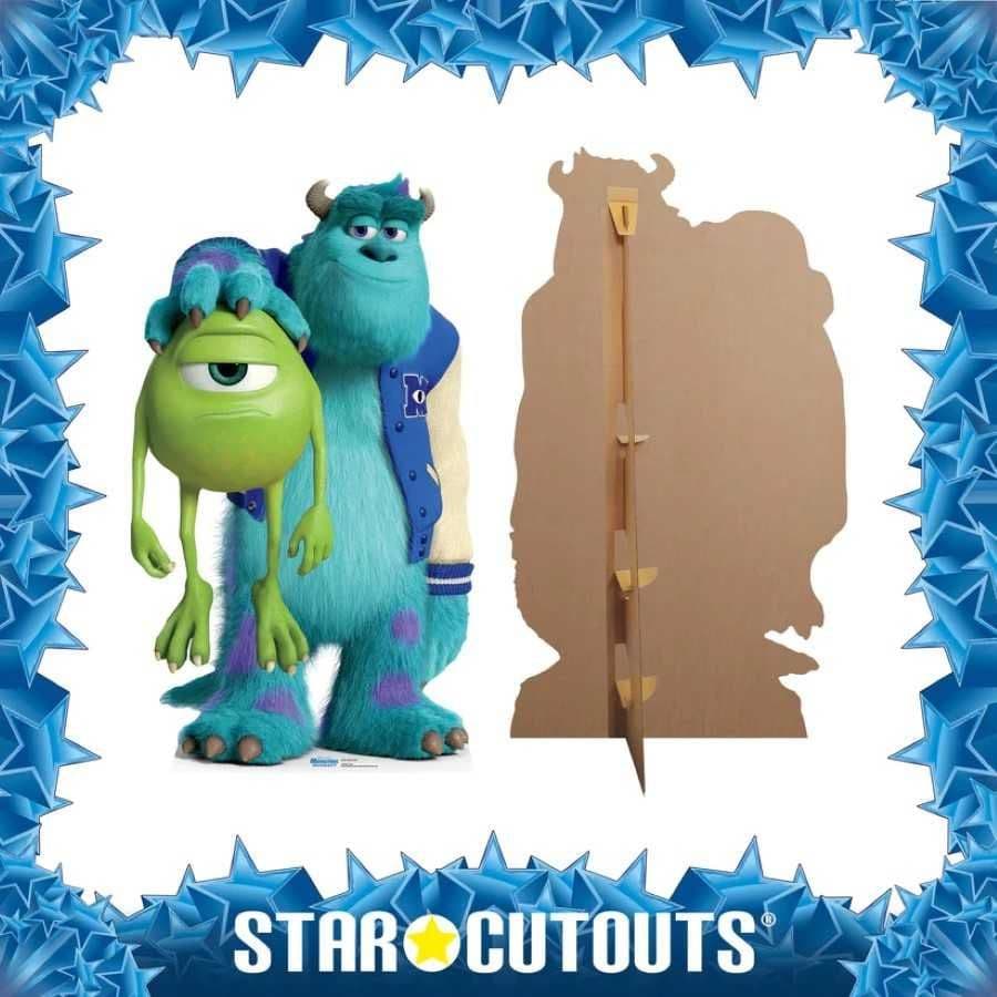 MONSTERS UNIVERSITY SULLY AND MIKE DISNEY CARDBOARD CUT OUT