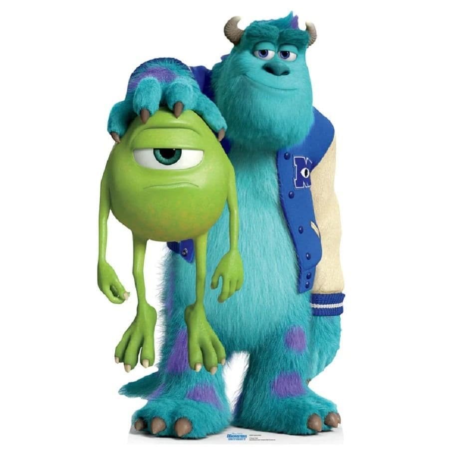 MONSTERS UNIVERSITY SULLY AND MIKE DISNEY CARDBOARD CUT OUT
